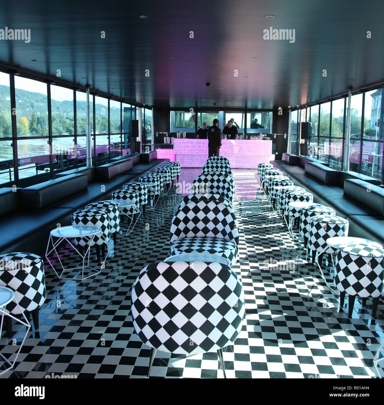 Riverboat interior design hi-res stock photography and images - Alamy