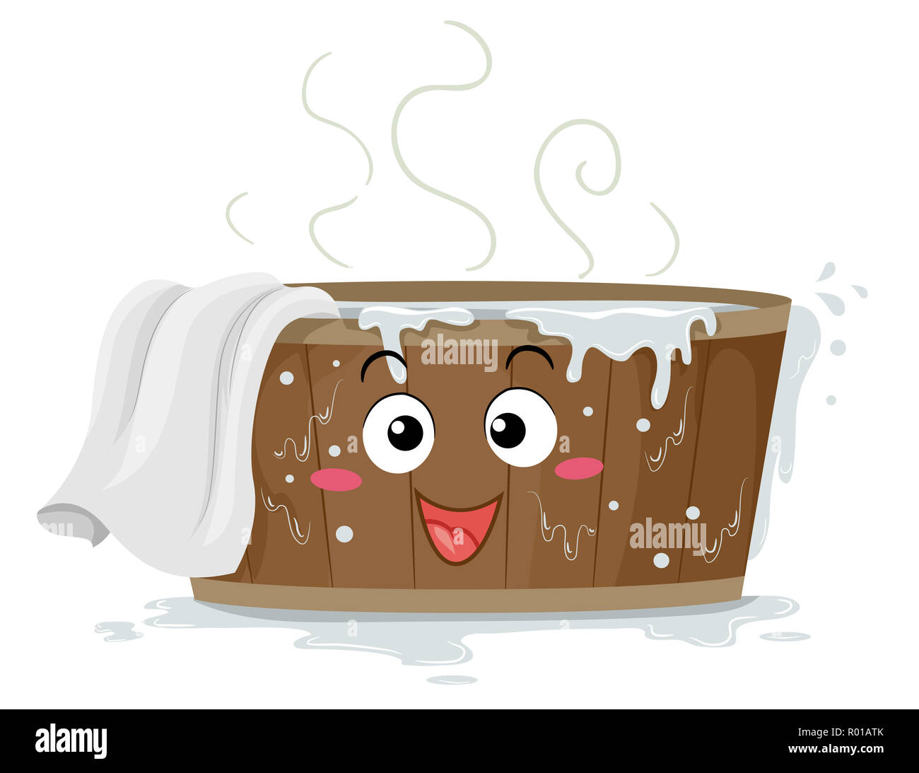 Cartoon character hot water hi-res stock photography and images - Alamy