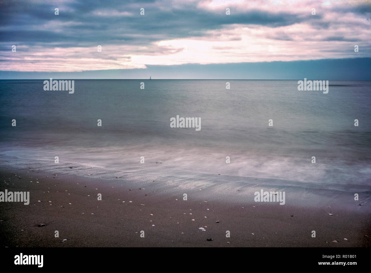 Atlantic Ocean, long exposure shot. Ayamonte, Spain Stock Photo - Alamy
