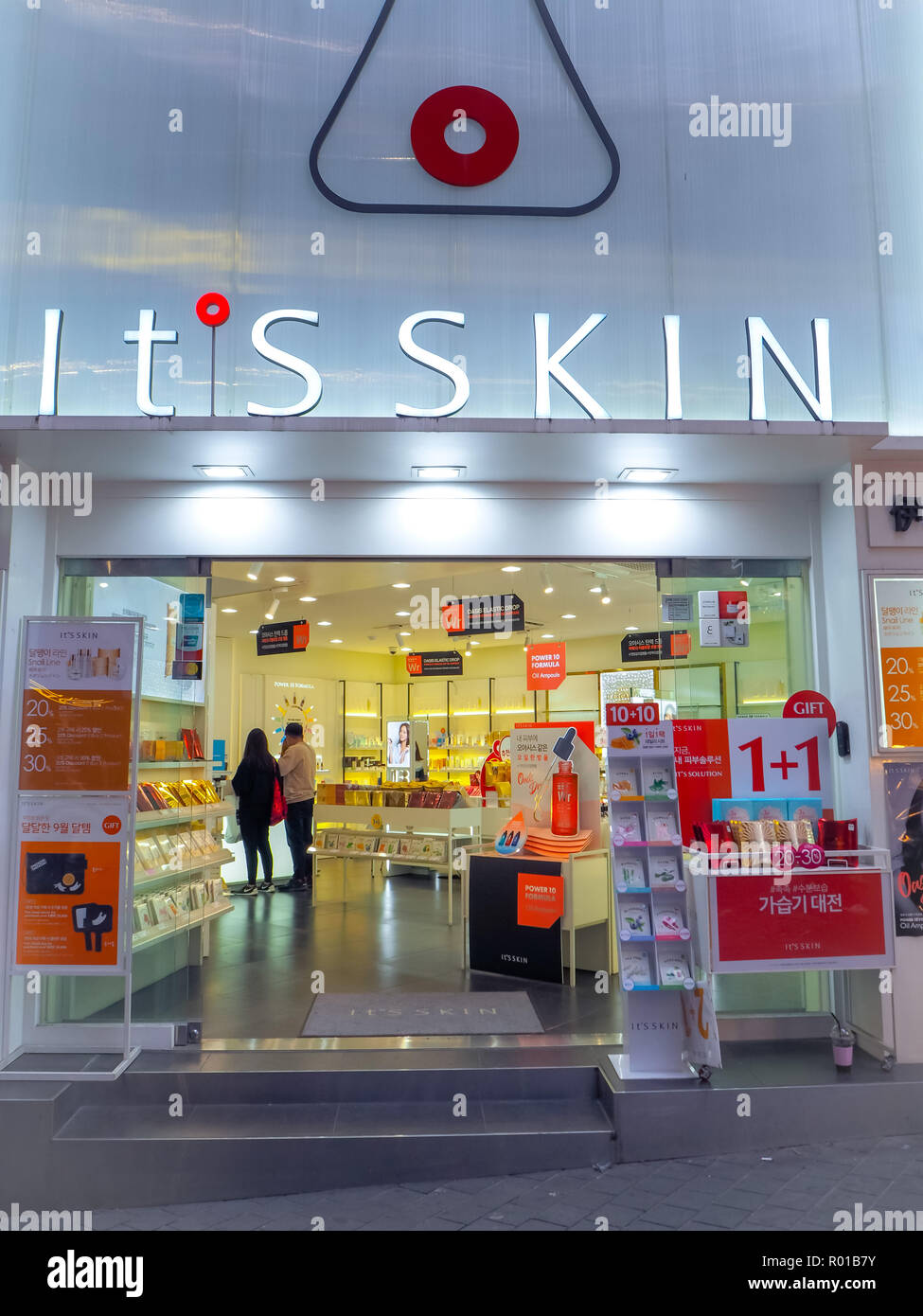 October 2018 - Seoul, South Korea: A store of the South Korea, skincare ...