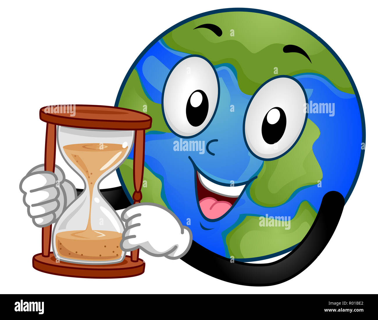 Hourglass clip art cartoon illustration hi-res stock photography and ...