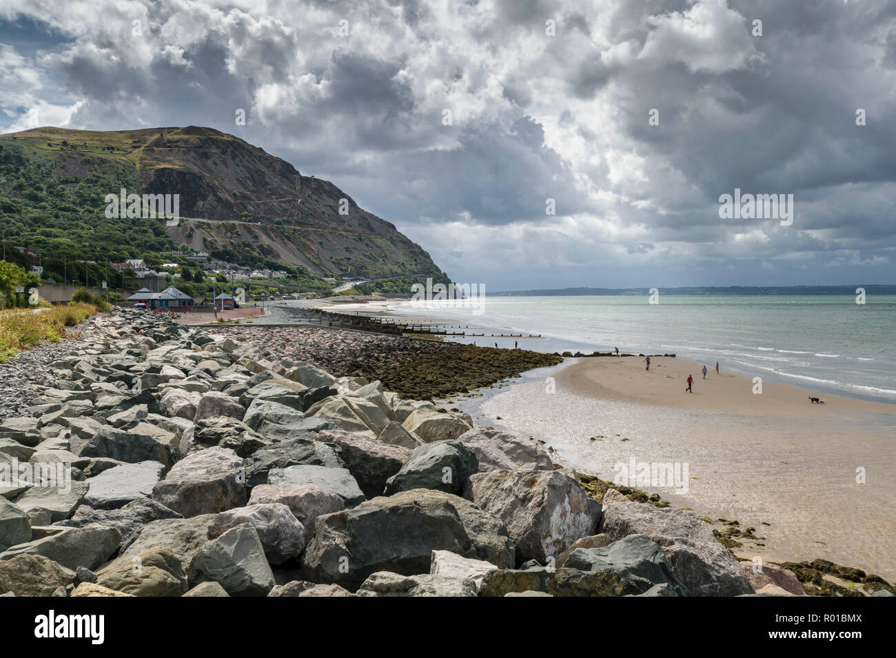 Sea Defences On North Wales Stock Photos & Sea Defences On North Wales ...