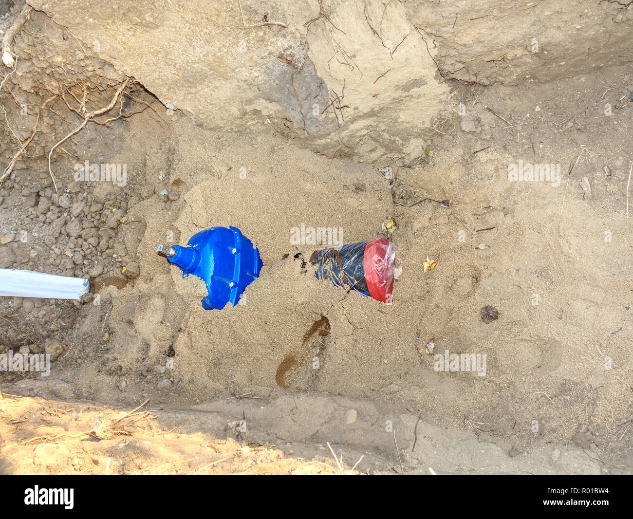 Potable water distribution for house. Service Connection Fittings with ...