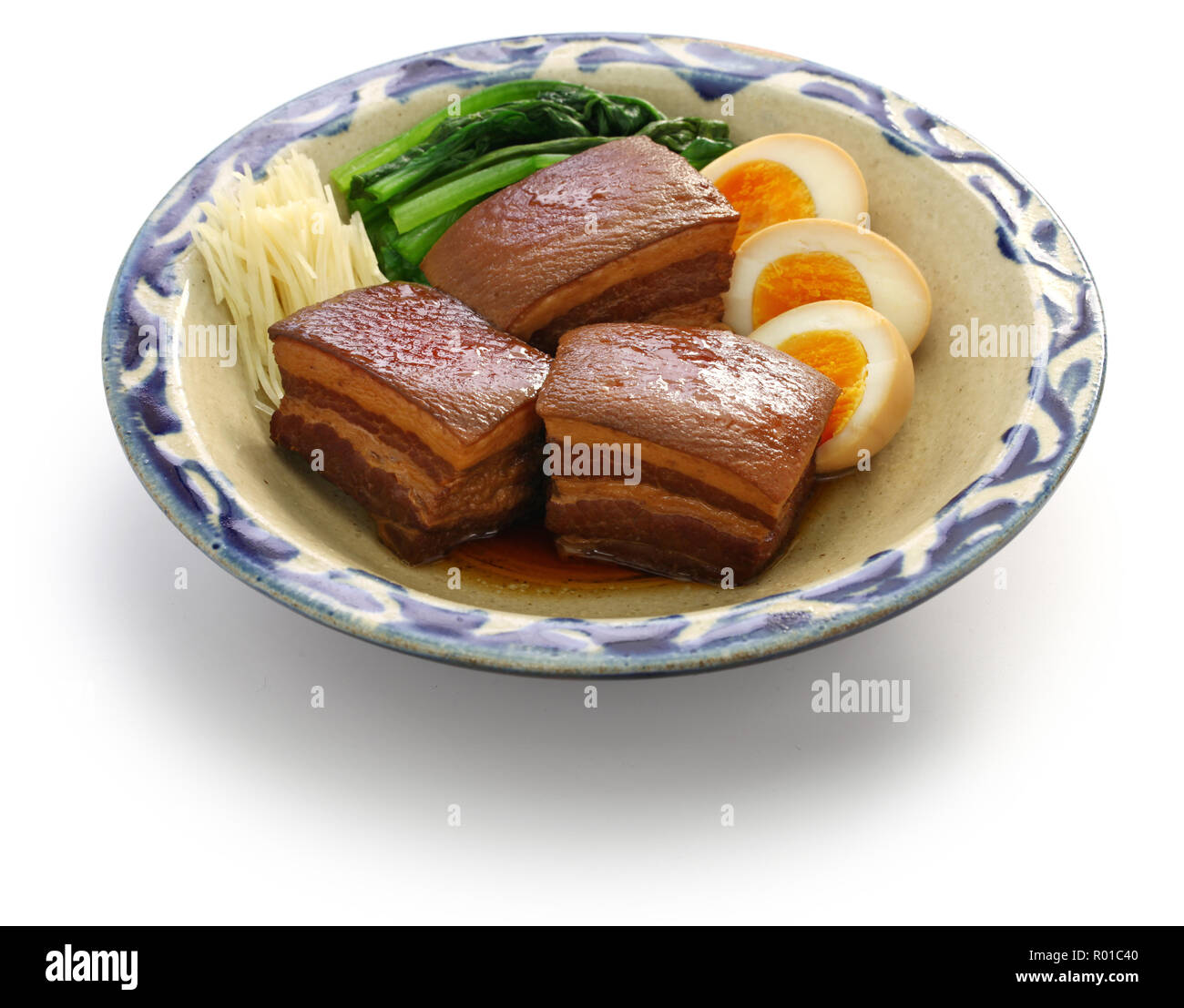 braised pork belly, dongpo pork, okinawa rafute Stock Photo - Alamy