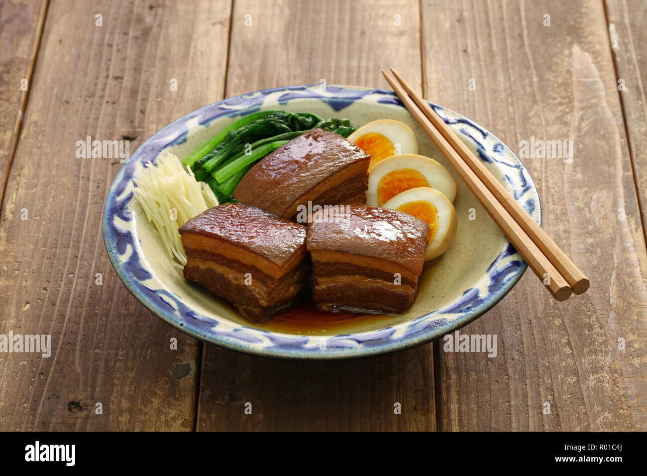 braised pork belly, dongpo pork, okinawa rafute Stock Photo - Alamy