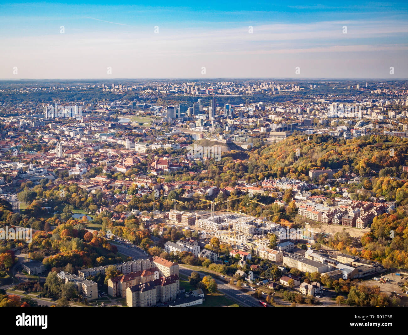 Vilnius old town top view hi-res stock photography and images - Alamy