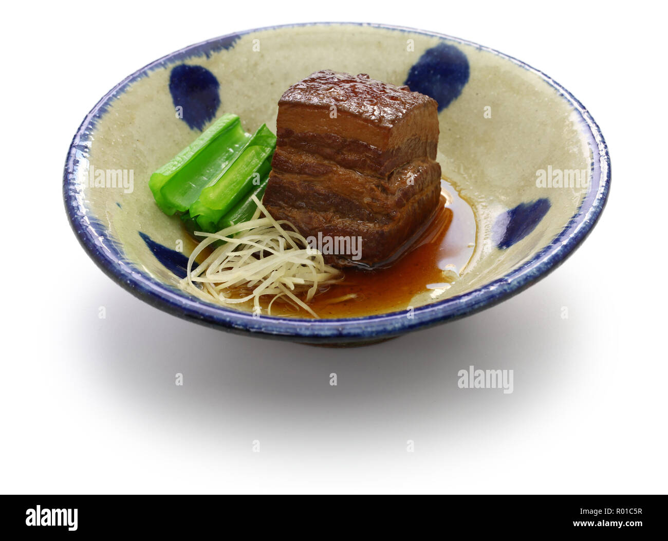 braised pork belly, dongpo pork, okinawa rafute Stock Photo - Alamy