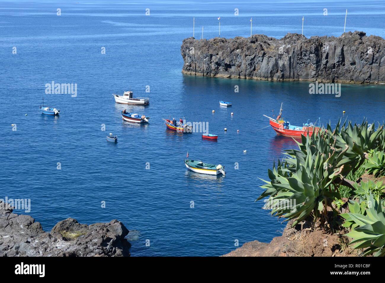 Madeira fishing boats hi-res stock photography and images - Alamy