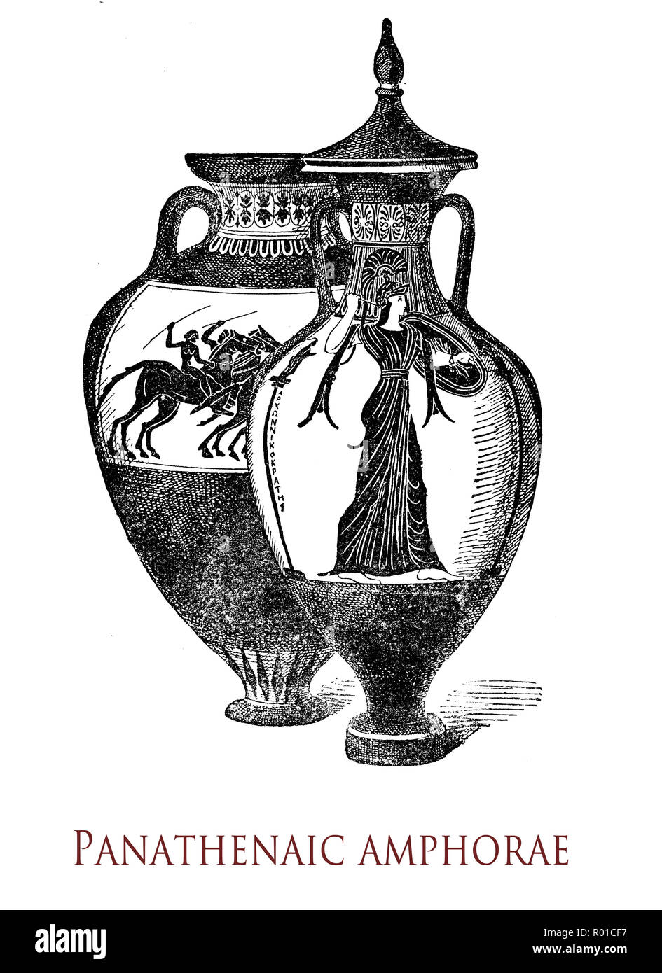 Panathenaic vase Cut Out Stock Images & Pictures - Alamy