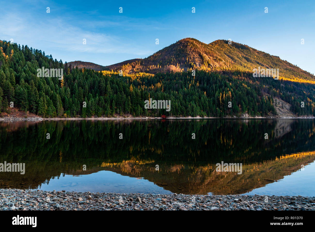 Sullivan Lake in the Colville National Forest, Washington State, USA ...