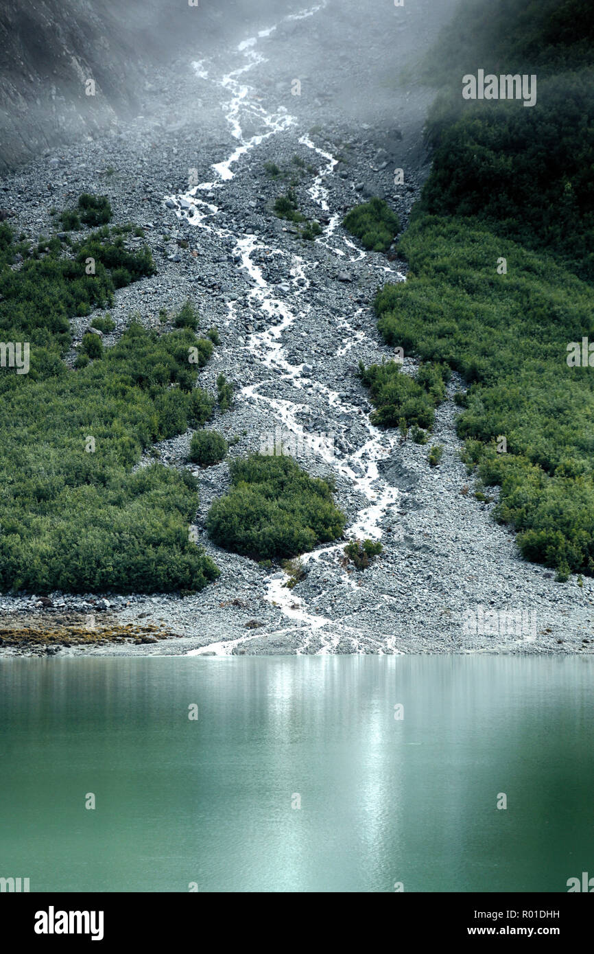 Alaska snow mountain Stock Photo - Alamy