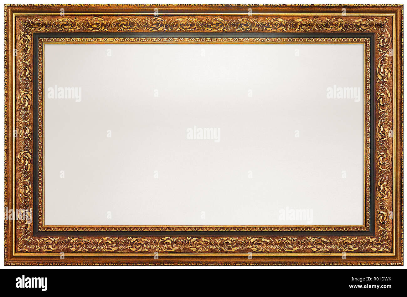 Rectangular Picture Frame with path Stock Photo - Alamy