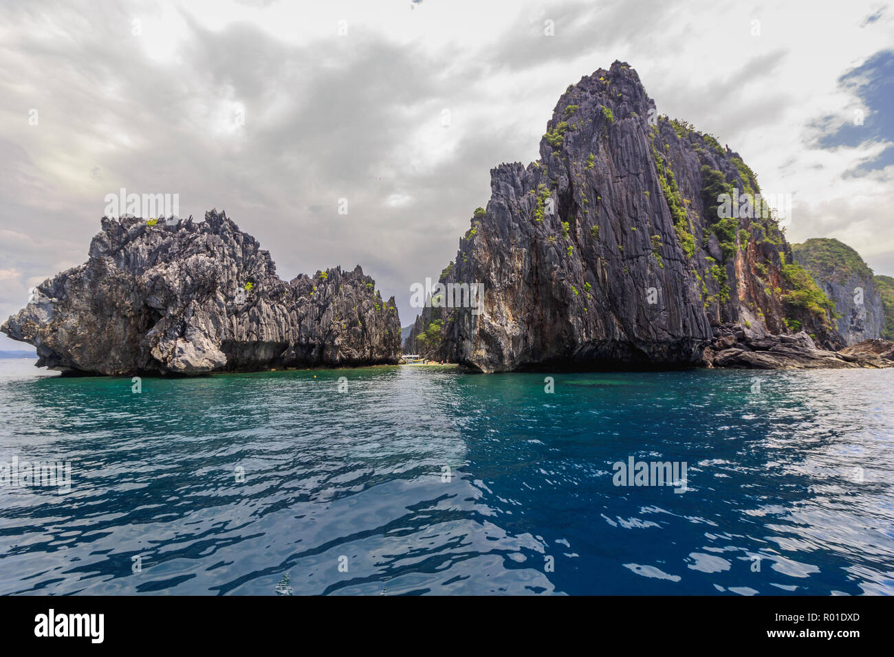 Scenic tropical island landscape, El Nido, Palawan, Philippines Stock ...