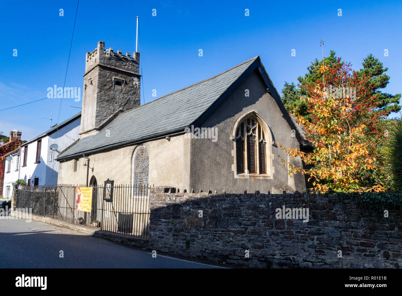 Exterior View of the Chapel of Saint Mary Magdalen, #2. Taddiport ...