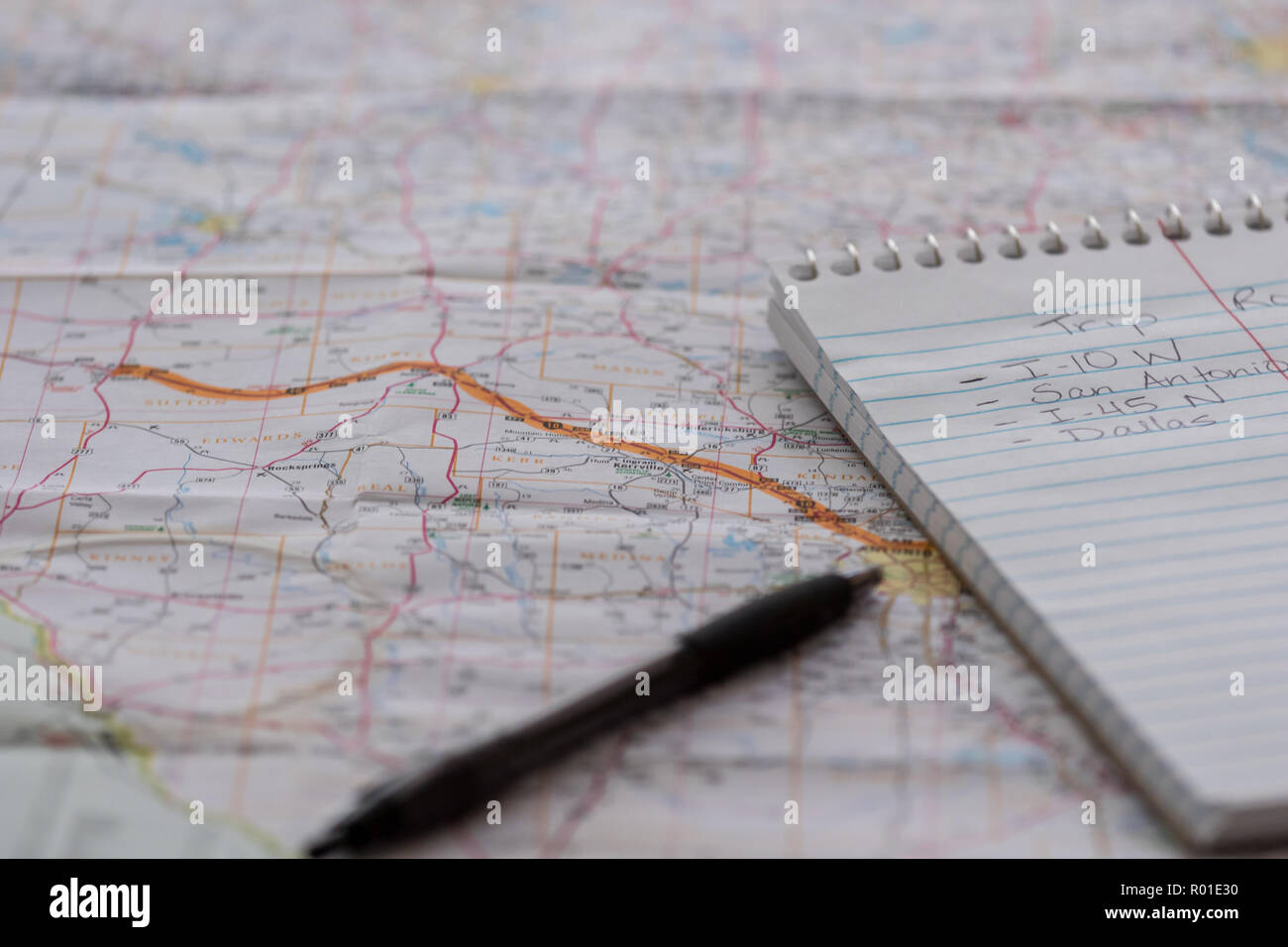 A map of texas hi-res stock photography and images - Alamy