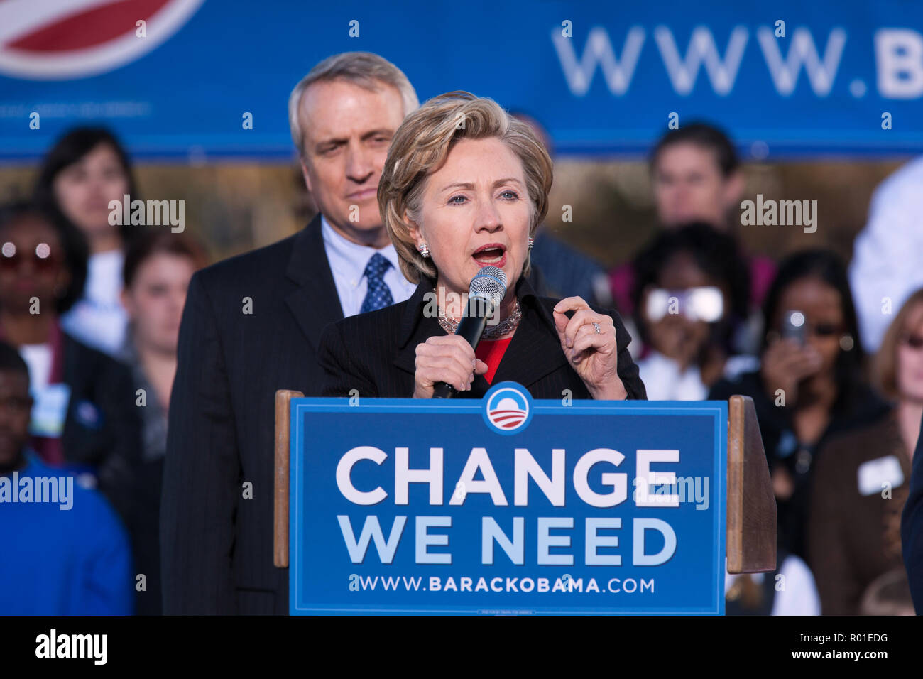 Hillary Clinton, Aurora, Colorado Stock Photo - Alamy
