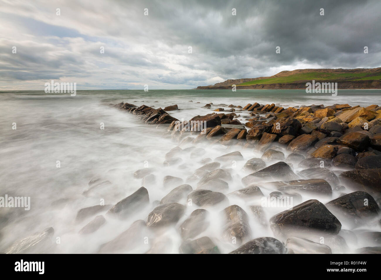 Kimmeridge Bay, Isle of Purbeck, Jurassic Coast, Dorset, England Stock ...