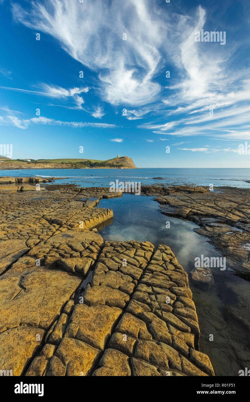 Kimmeridge Bay, Isle of Purbeck, Jurassic Coast, Dorset, England Stock ...