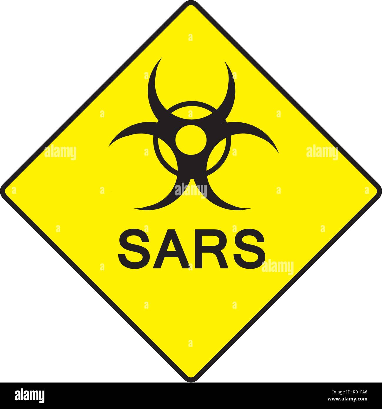 yellow symbol for BIOHAZARD with possible text Stock Vector Image & Art ...