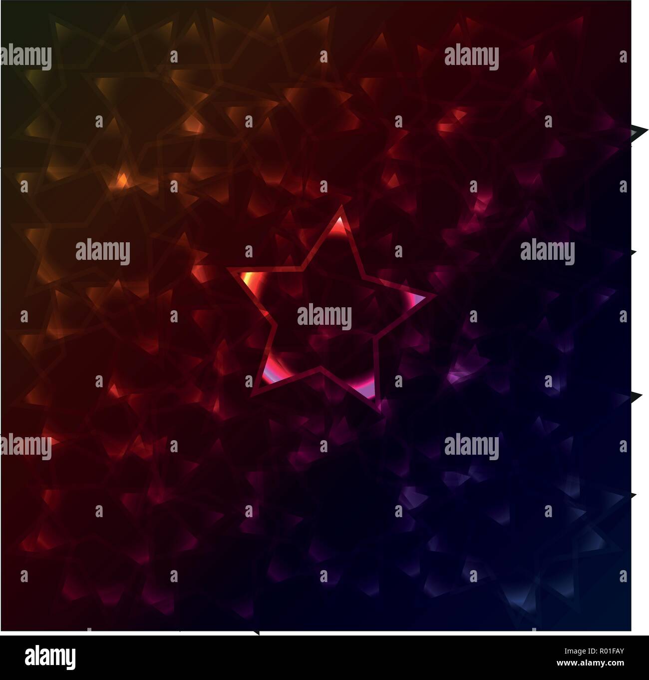 stars at night animation full of colour Stock Vector Image & Art - Alamy