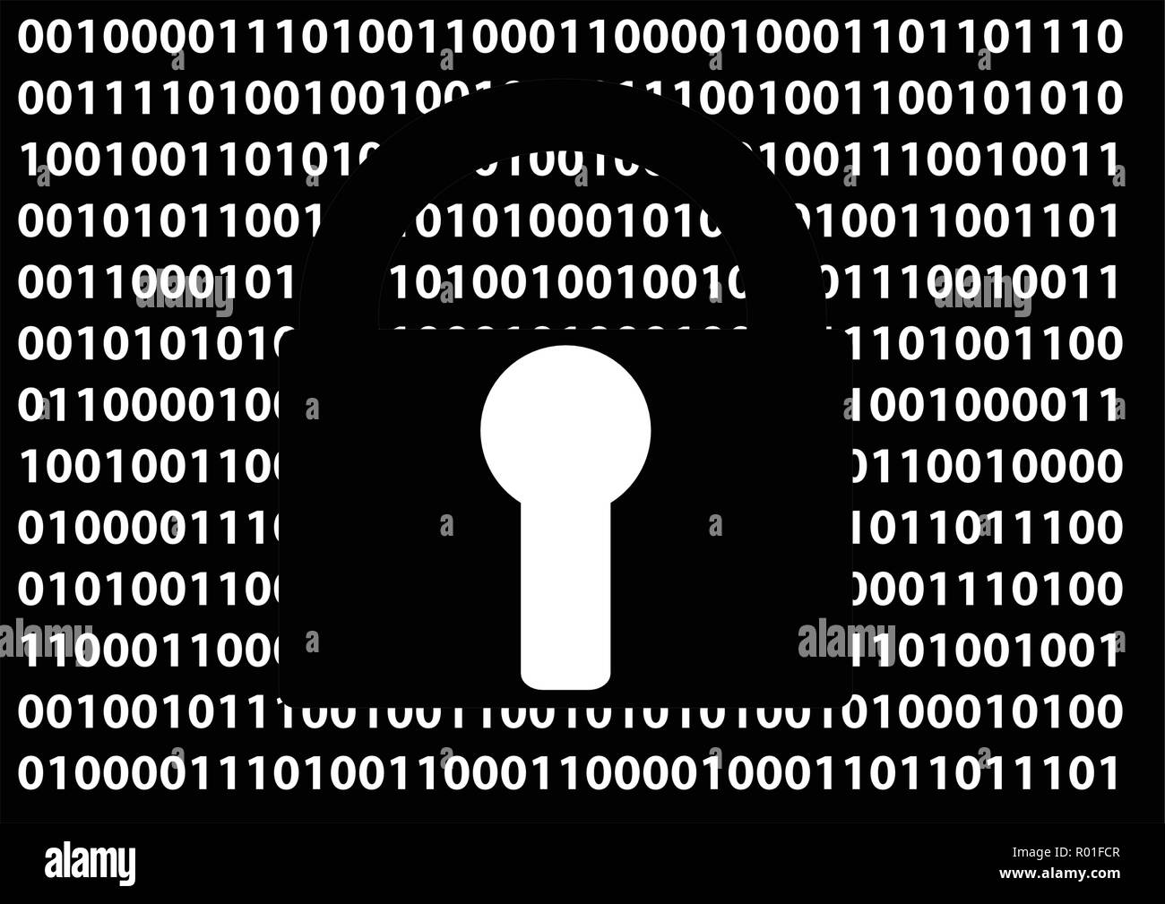 Privacy identity protection internet Black and White Stock Photos ...