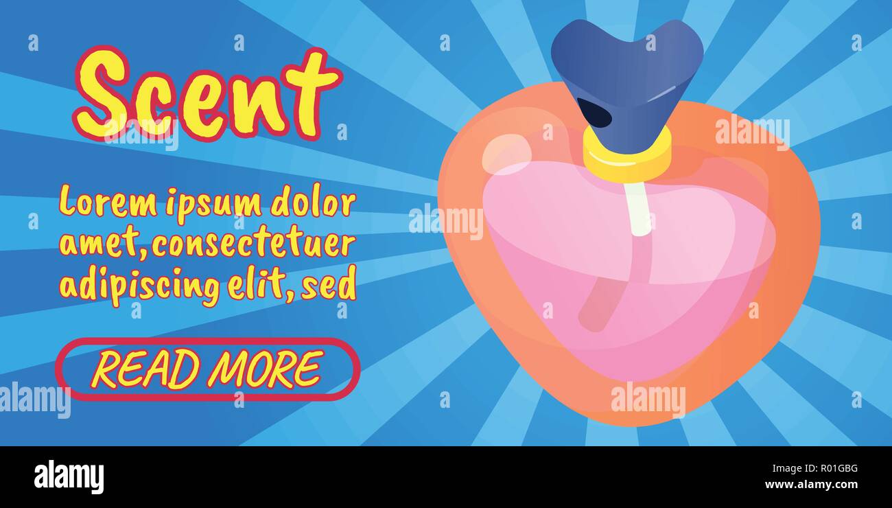 Scent concept banner, comics isometric style Stock Vector Image & Art ...