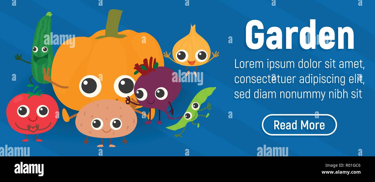 Garden concept banner, isometric style Stock Vector Image & Art - Alamy