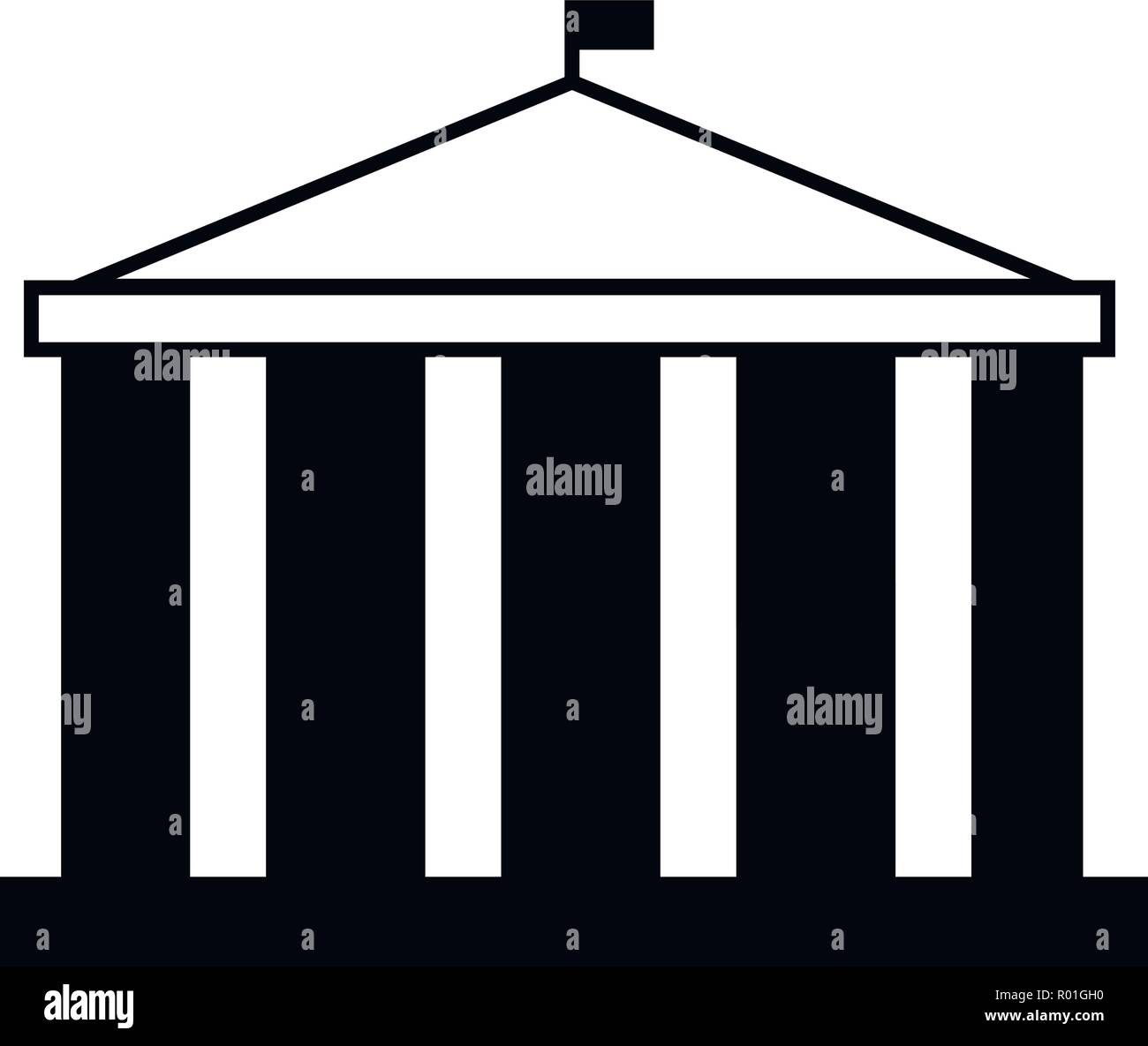 Parliament Building Icon Simple Style Stock Vector Image And Art Alamy