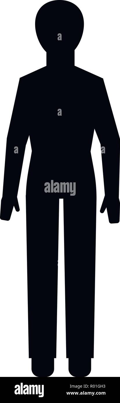 Man figure icon, simple style Stock Vector Image & Art - Alamy