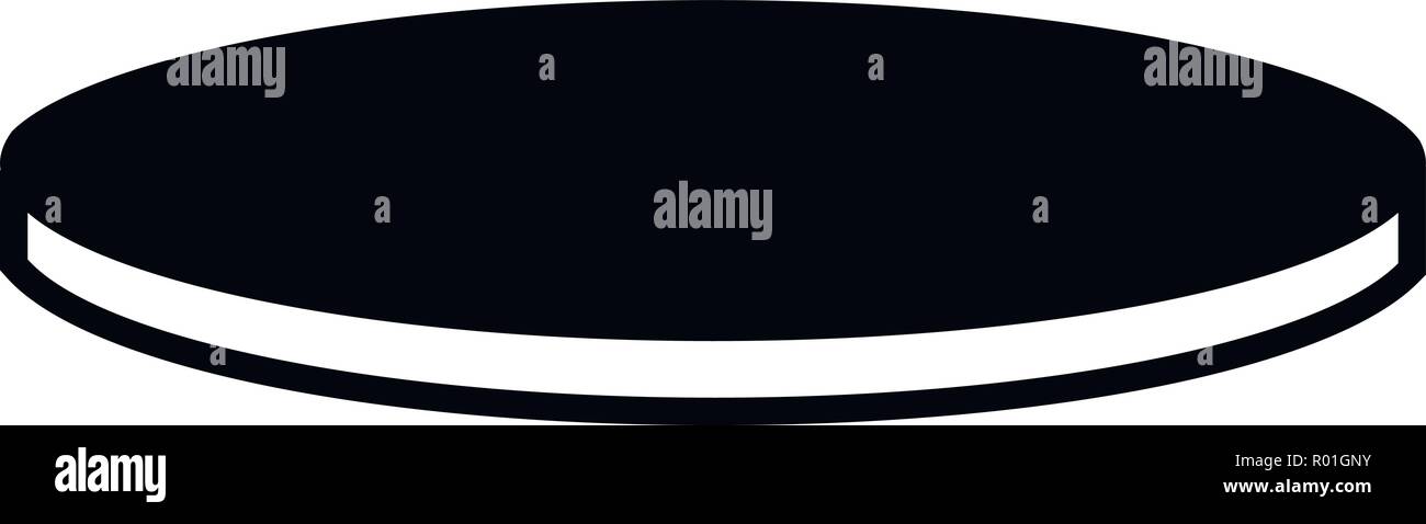 Round table icon, simple style Stock Vector Image & Art - Alamy