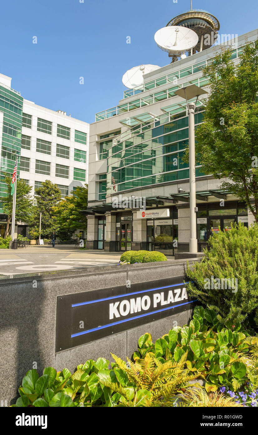 Komo news plaza hi-res stock photography and images - Alamy