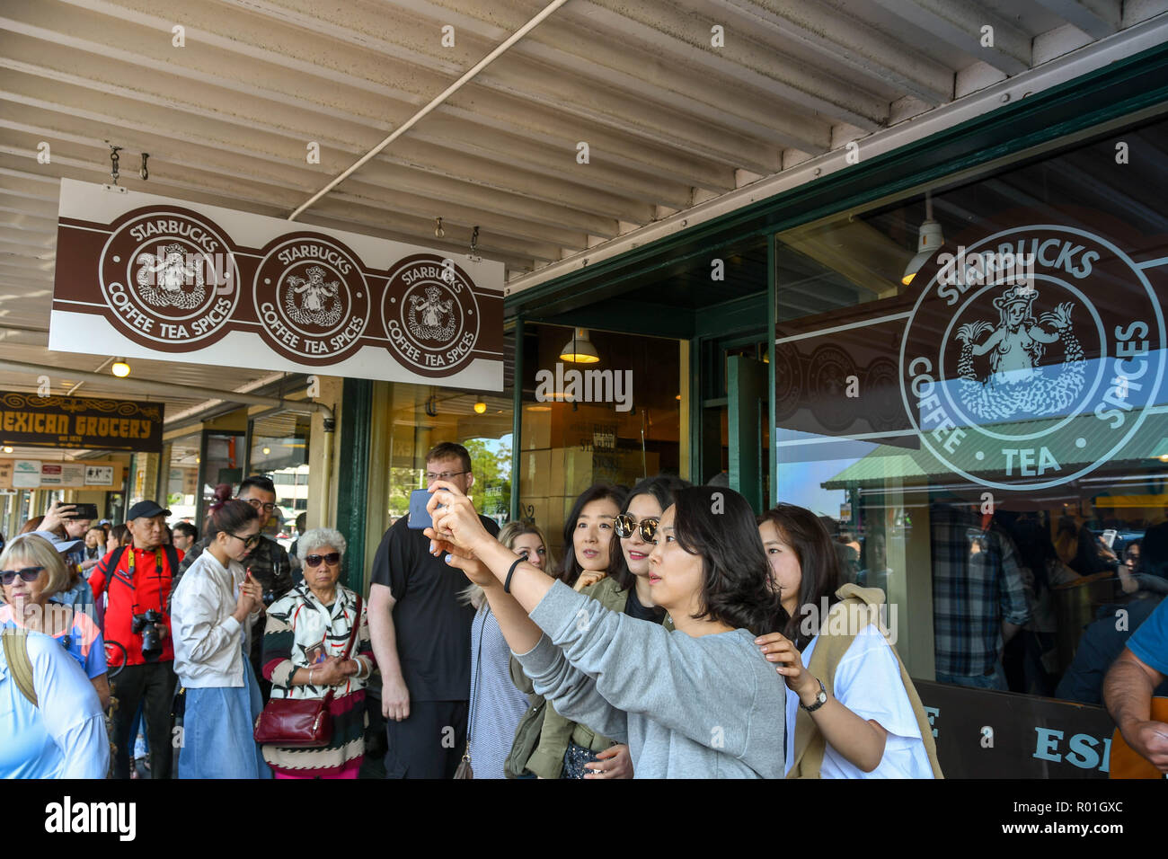 First starbucks hi-res stock photography and images - Alamy