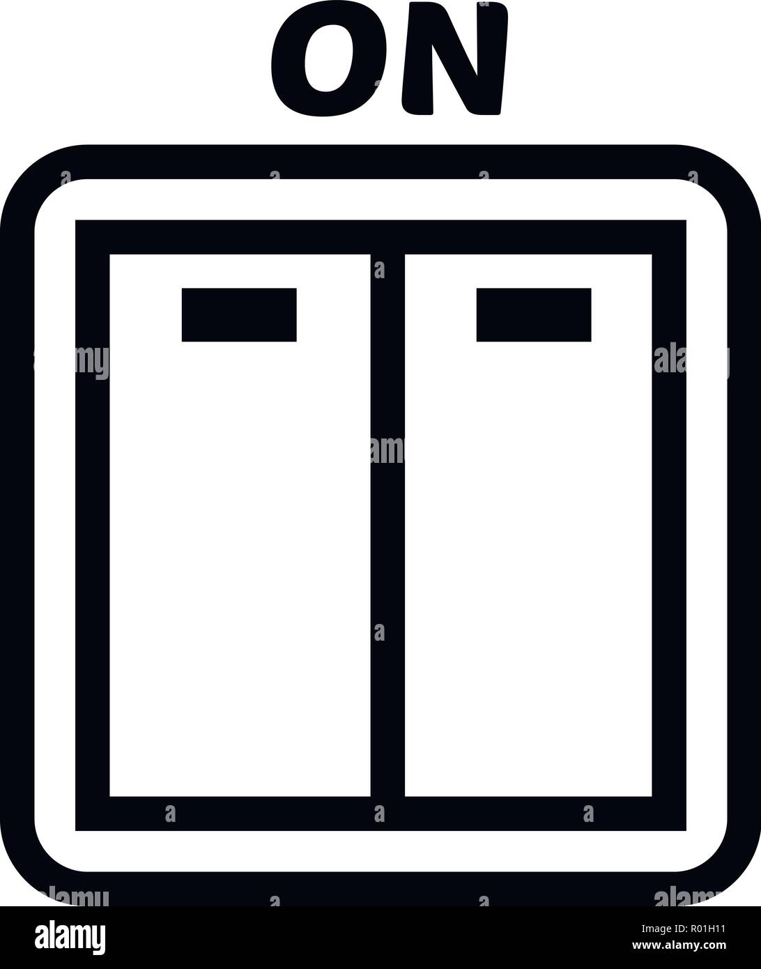 Light switch icon, simple style Stock Vector Image & Art - Alamy