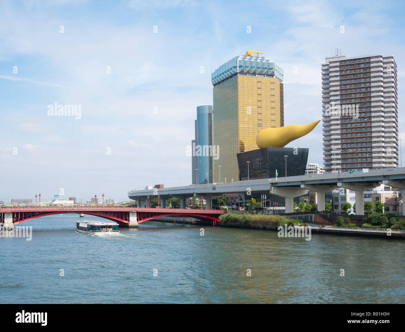 Asahi building in japan hi-res stock photography and images - Alamy