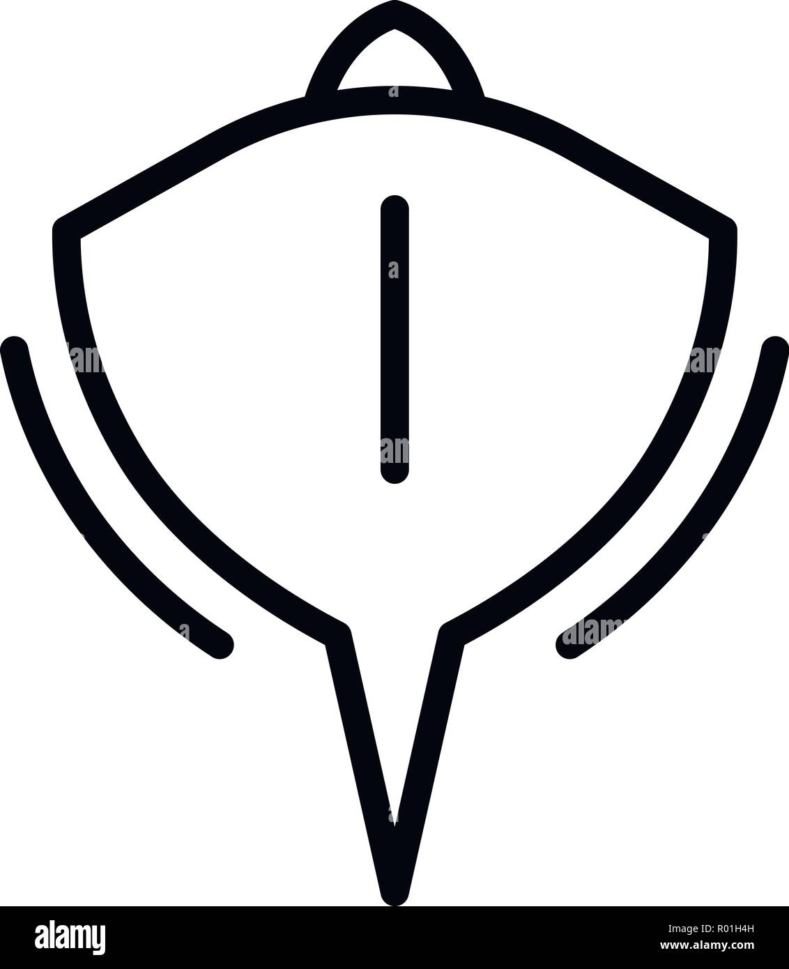 Stingray fish icon, outline style Stock Vector Image & Art - Alamy