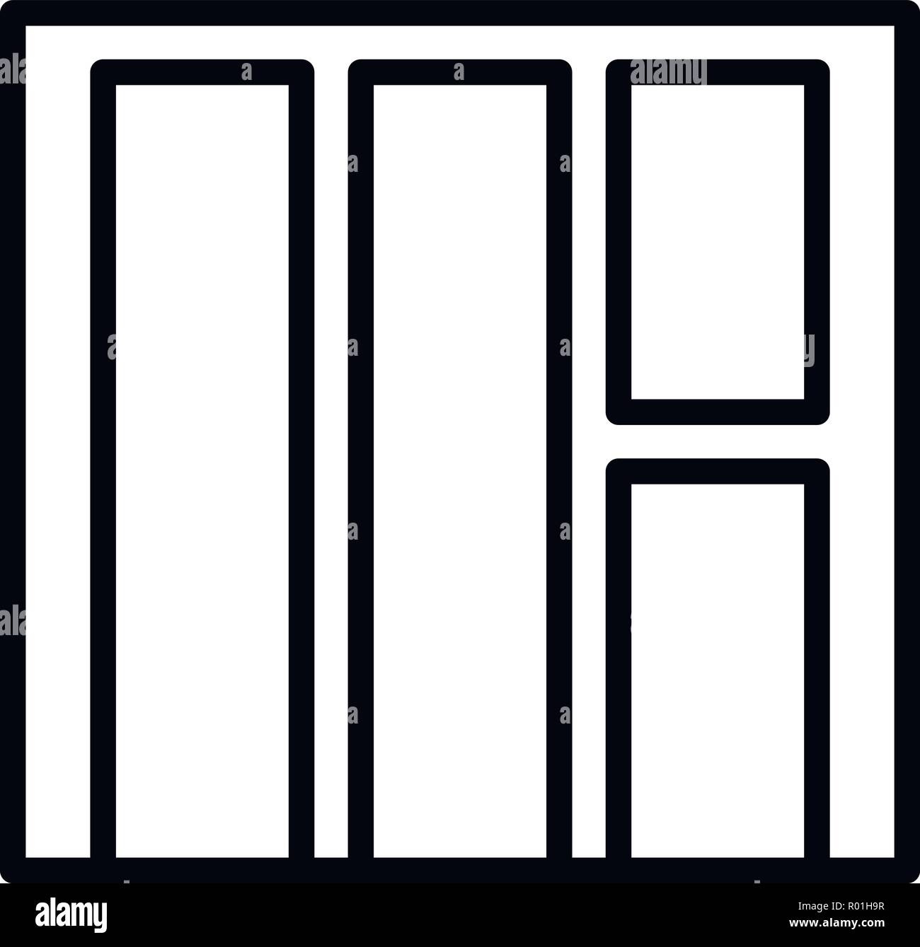 Metal profile construction building frame Stock Vector Images - Alamy