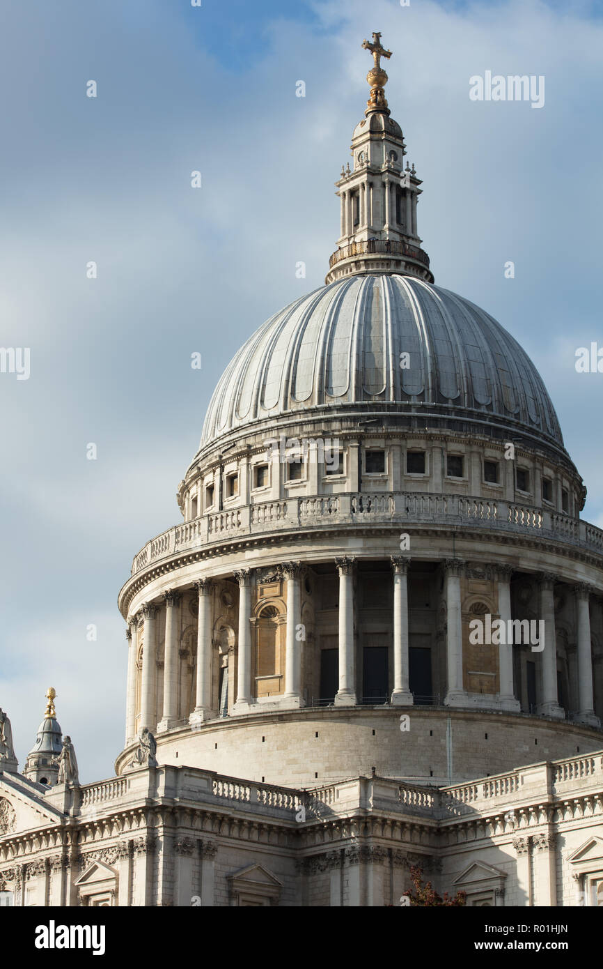 St Pauls Cathedral London, UK, designed by Sir Christopher Wren after ...
