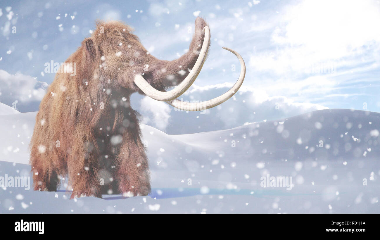 Mammoth in storm hi-res stock photography and images - Alamy