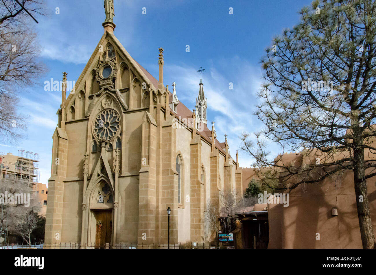 Loretto Chapel in Santa Fe - Home of the Miraculous Spiral Staircase ...