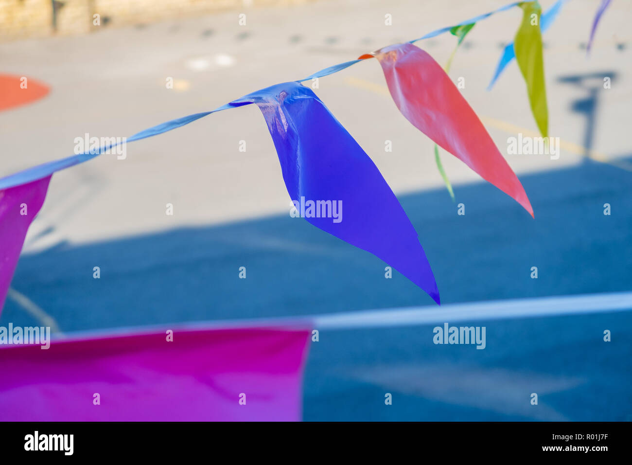 Triangular bunting hi-res stock photography and images - Alamy