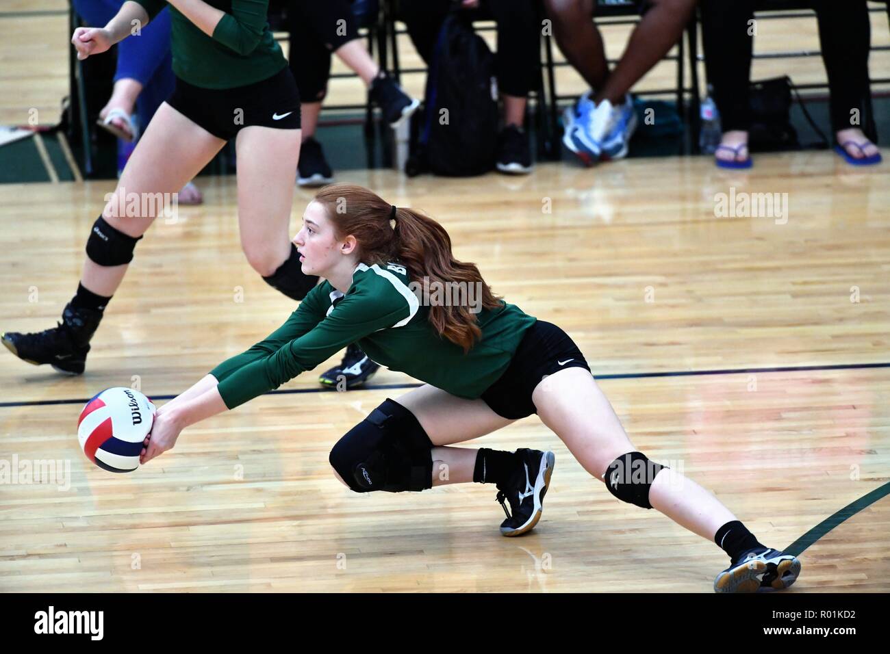 Volleyball dig hi-res stock photography and images - Alamy