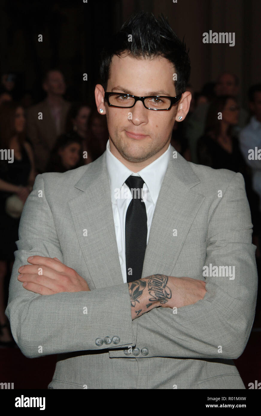 Joel Madden (Good Charlotte) arriving at the American Music Awards at ...