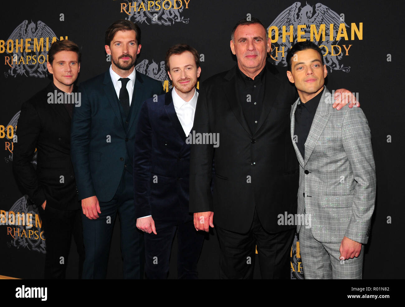New York, NY, USA. 30th Oct, 2018. Allen Leech, Gwilym Lee, Joe ...