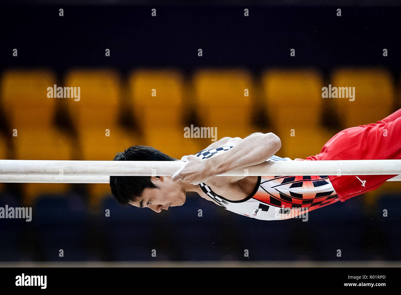 Doha, Qatar. October 31, 2018: Kenzo Shirai of Â Japan during Parallel ...