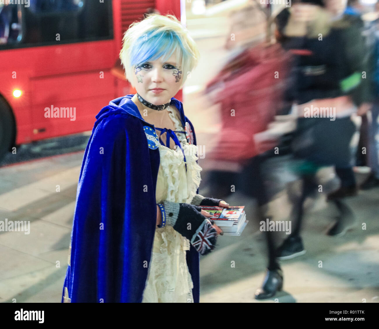 London Bridge Station, London, UK, 31st Oct 2018. Activist and writer ...