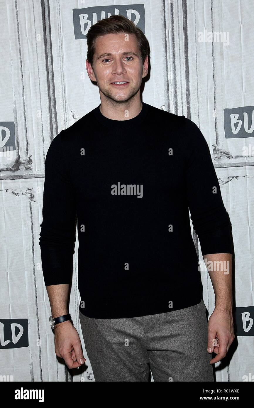 New York, NY, USA. 31st Oct, 2018. Allen Leech out and about for AOL ...