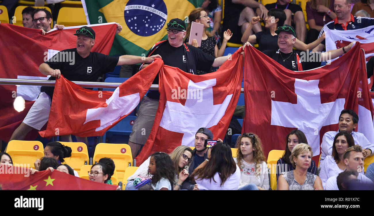 Doha, Katar. 31st Oct, 2018. Feature, decorative image: Swiss fans ...