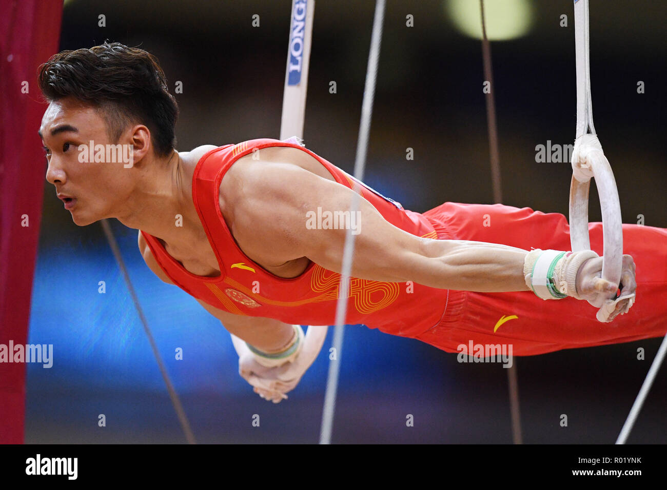 Doha, Qatar. 31st Oct, 2018. Sun Wei (CHN), October 31, 2018 - Artistic ...