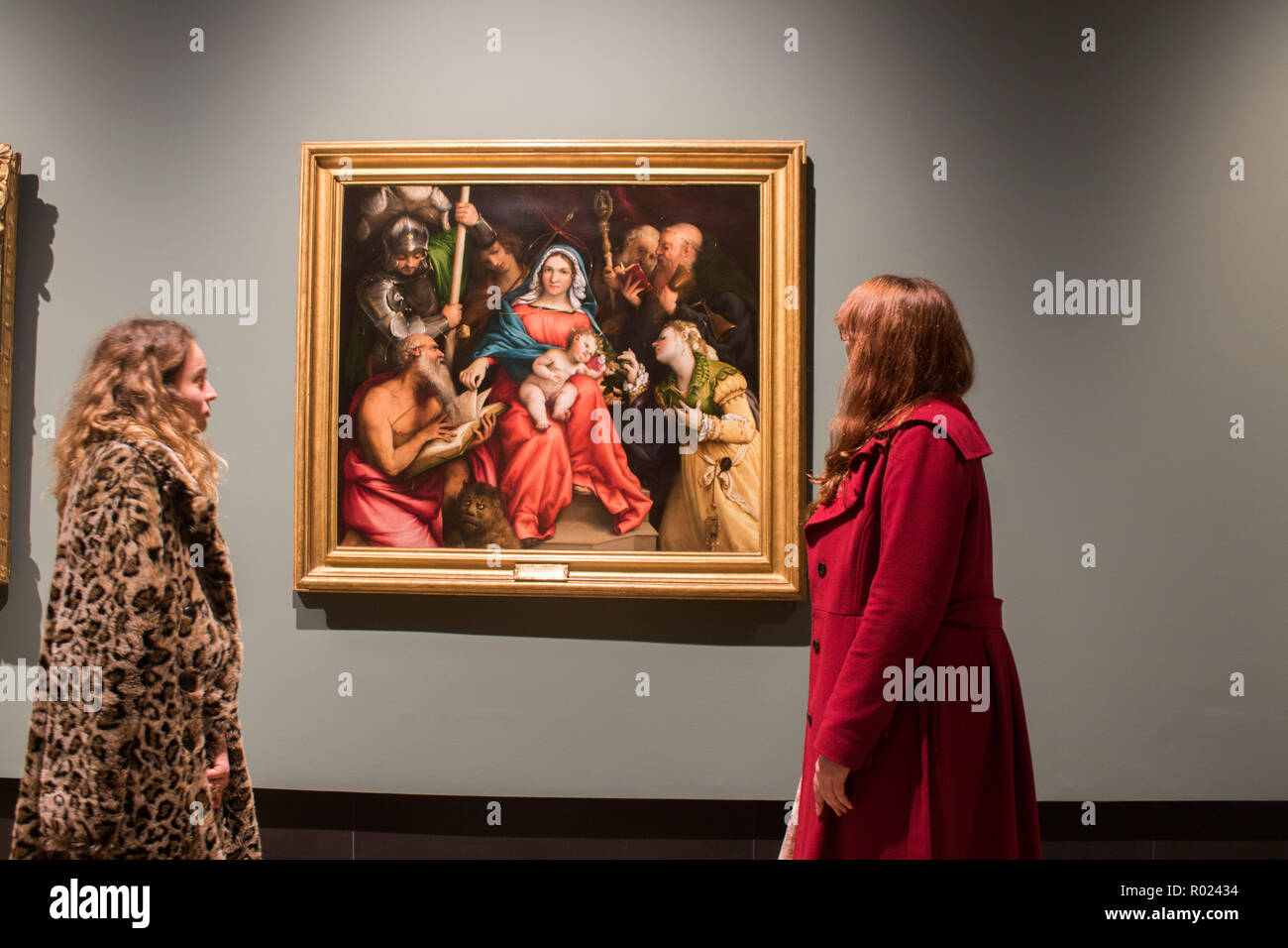 London UK. 1st November 2018. "Virgin ansd Child with Saints jerome ...