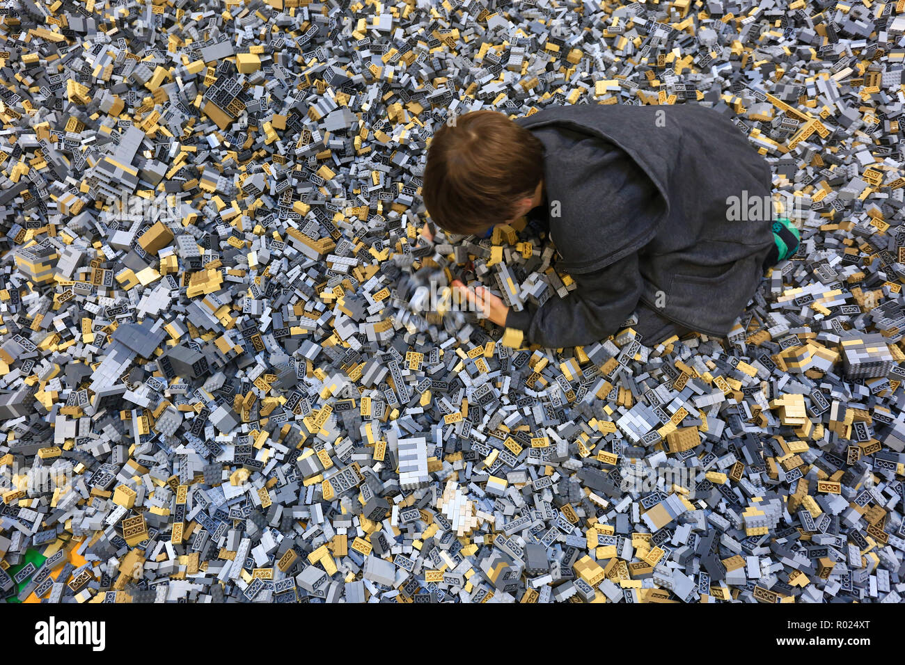 Lego boy playing with hi-res stock photography and images - Alamy